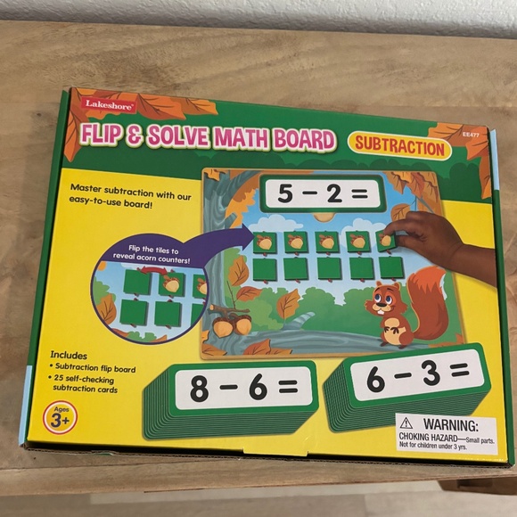 Lakeshore | Toys | Lakeshore Flip And Solve Math Board | Poshmark